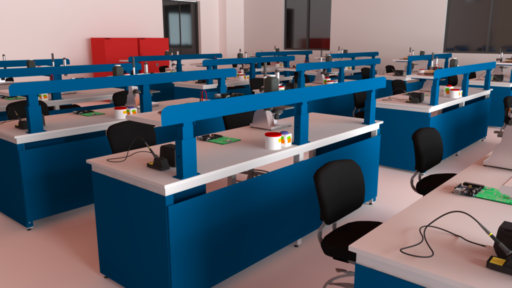 Custom Industrial Workstations & Benches – Furnisys